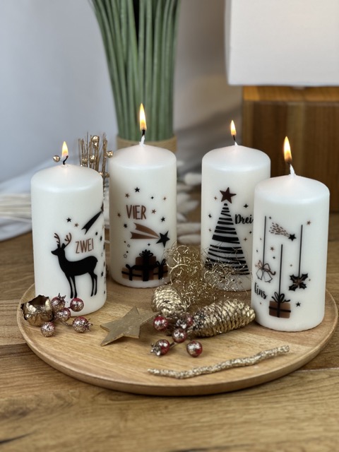 Adventskerzen 4er Set